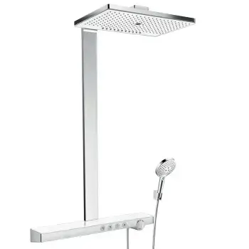 汉斯格雅hansgrohe 飞雨select幻雨魔法师460mm顶喷恒温花洒套装价格,图片,参数-建材卫浴花洒-北京房天下家居装修网