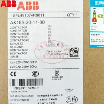 原装ABB交流接触器AX185-30-11 185A 220V 一开一闭 京东价(可开普票)价格,图片,参数-建材开关插座断路器-北京房天下家居装修网